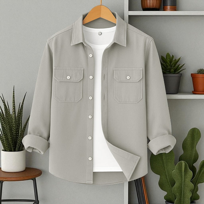 Two Pocket Surma Ash Color Shirt – Easylife
